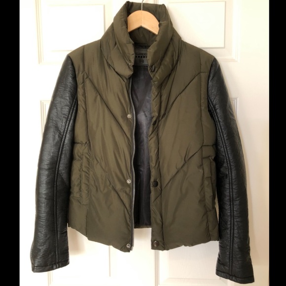Blank NYC | Jackets & Coats | Blank Nyc Puffer Jacket With Leather ...